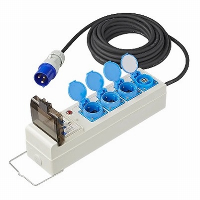 Tent / vouwwagen cee unit + USB - P/stuk