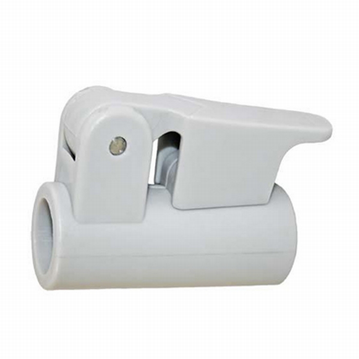 Snelklem L. grijs (quickgrip) tentstok 25/22 - P/stuk